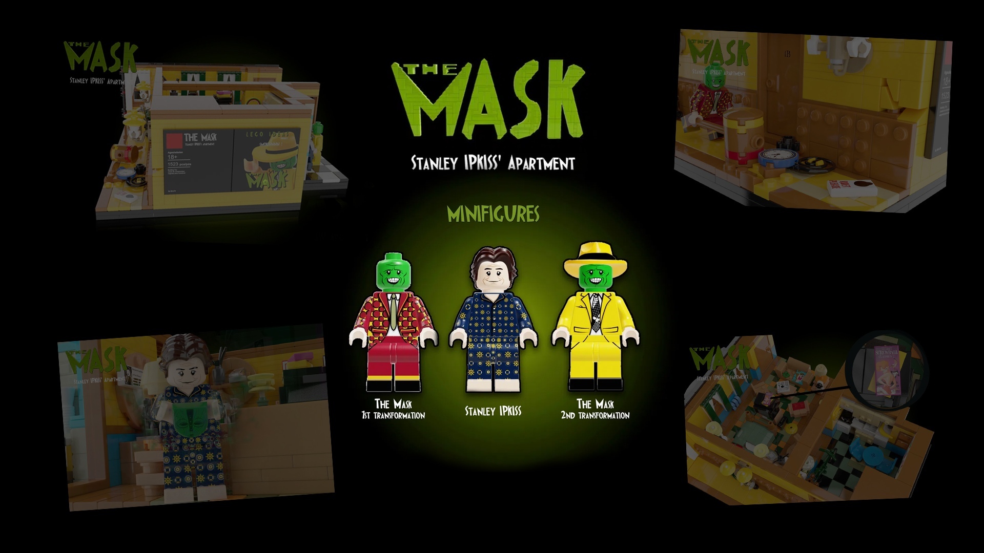 LEGO Ideas Feature: The MASK – Stanley Ipkiss’ Apartment – The Brick Post!