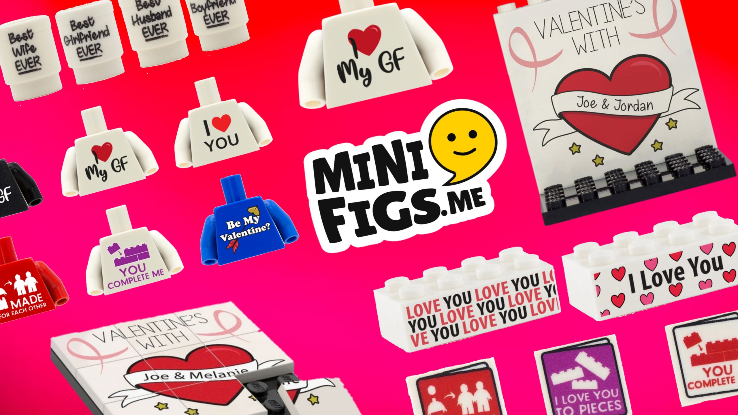 Custom LEGO Valentines Day Gifts From Minifigs.me! – The Brick Post!