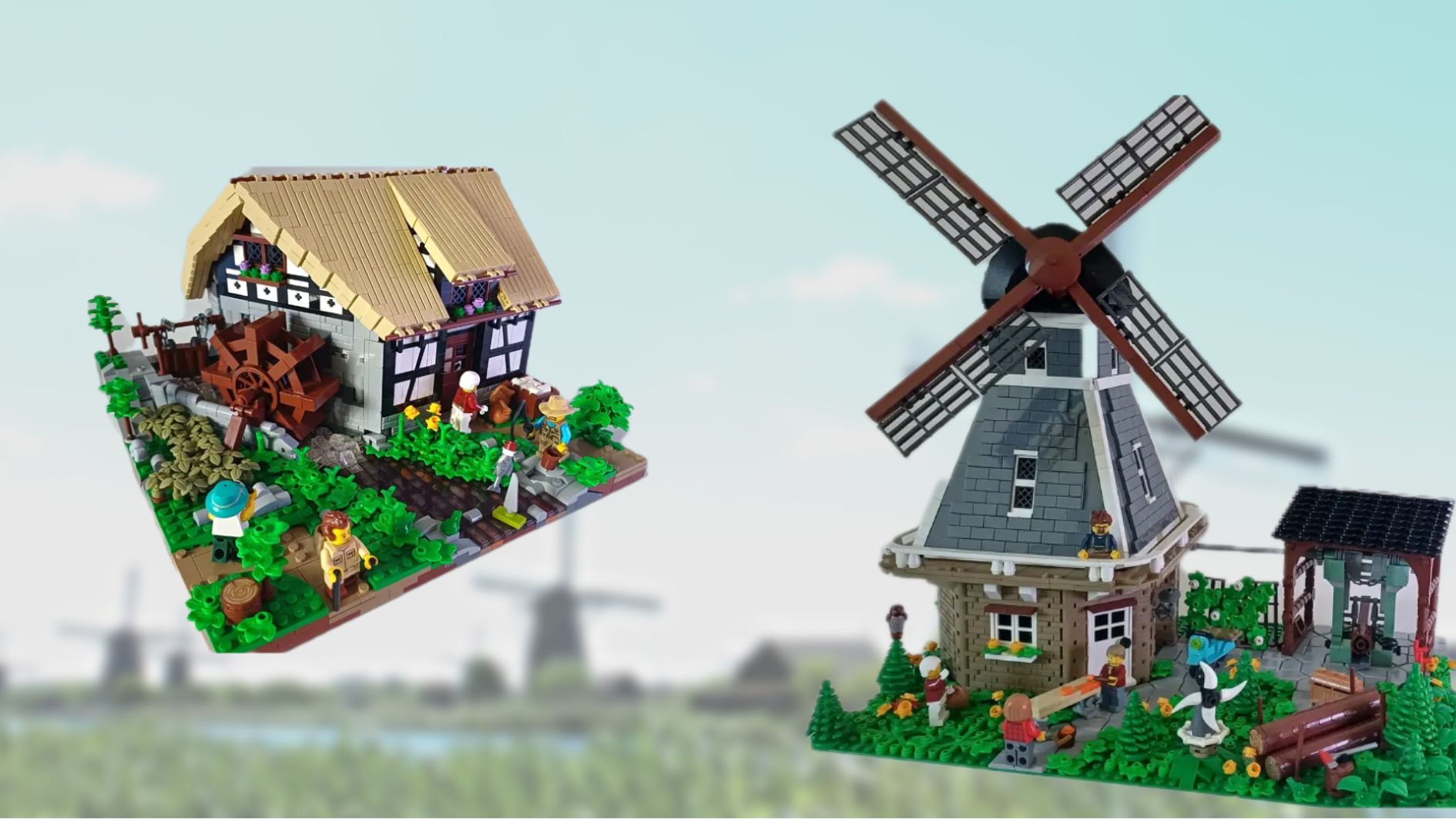 LEGO Ideas Feature: Watermill and Windmill by Andreas Brick – The Brick ...