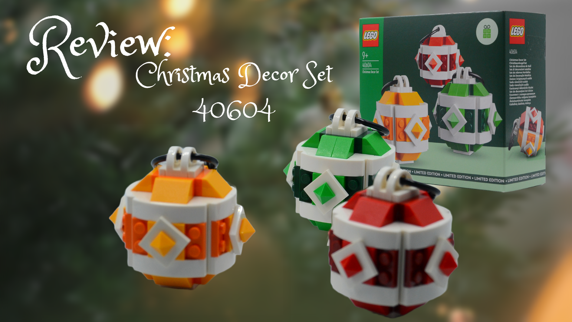 LEGO Christmas Decor Set (40604) GWP Review – The Brick Post!