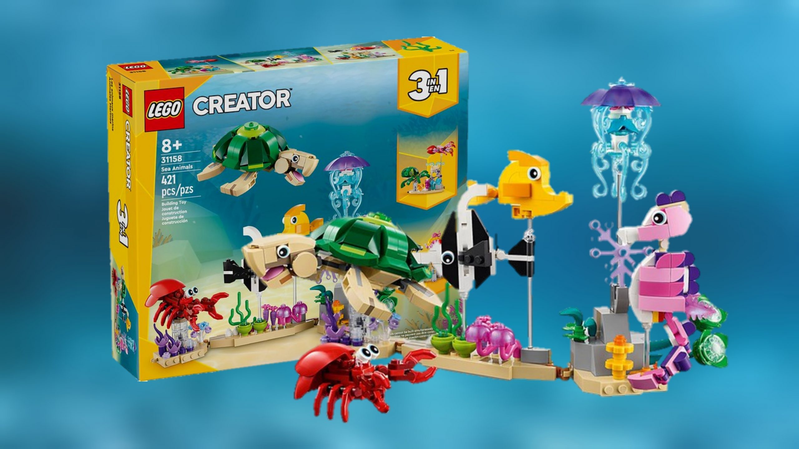 LEGO Creator 3-in-1 Sea Animals – The Brick Post!
