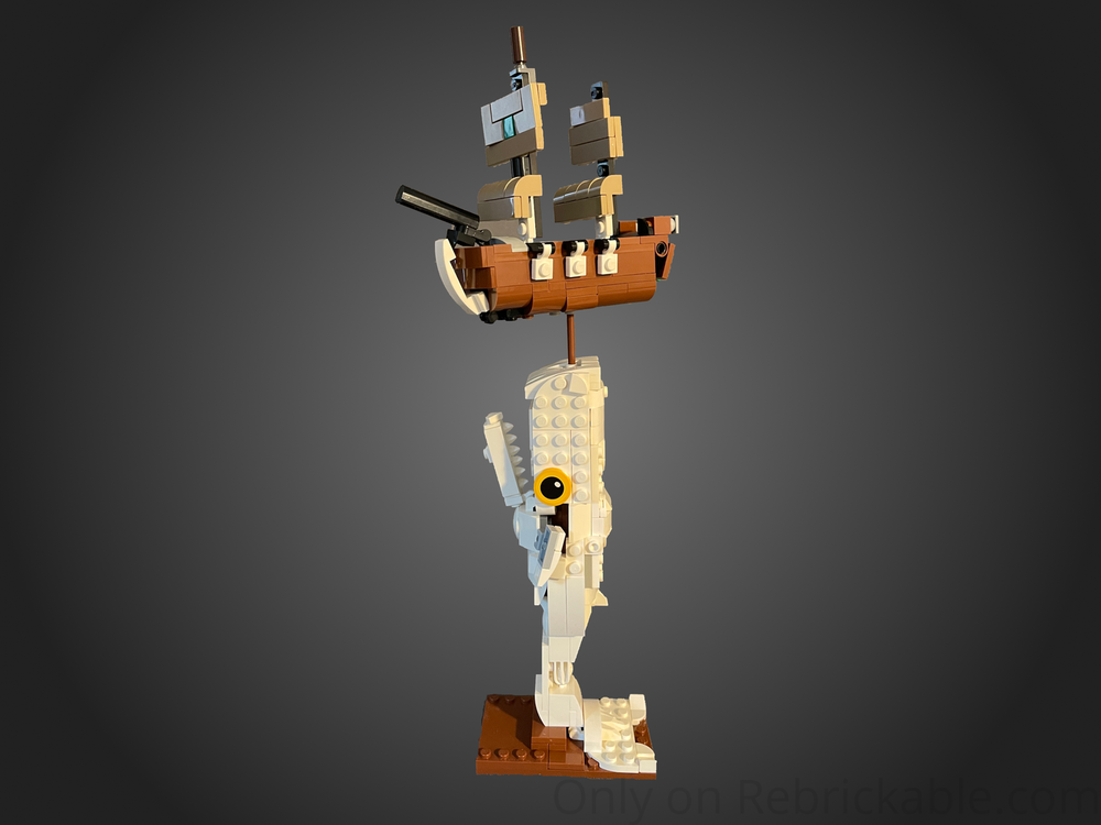 Melville’s Moby Brick LEGO Alternative Build By Vanestream – The Brick ...